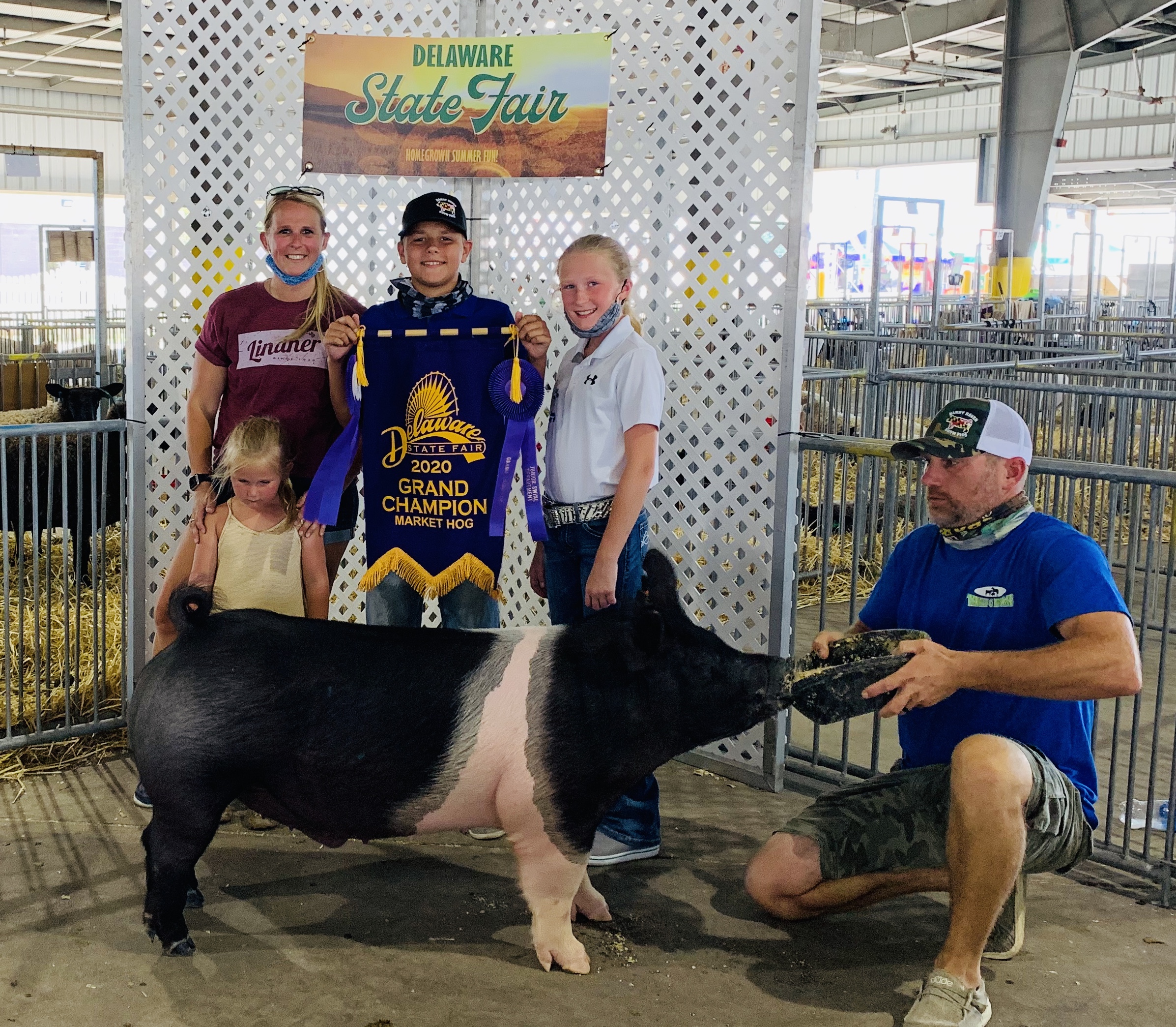 Camren Scaffedi Grand Champion Market Hog Delaware State Fair | Lindner ...